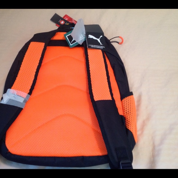Puma | Bags | Nwt Puma Backpack Orange And Camouflage | Poshmark